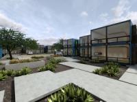 China Custom Built Contemporary Shipping Container Homes Country Side Holiday Camping for sale