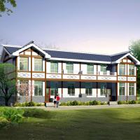 China Modern Pre Built Tiny Homes Kits Modular Light Steel Frame Structure for sale