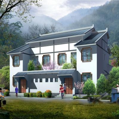 China Modern Light Steel Prefab House / Light Steel Frame Homes For Apartment for sale