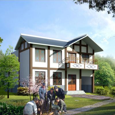 China Stable Light Steel Villa House / Light Steel Homes Earthquake Resistance By Household Appliance for sale