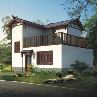 China Multi Layer Light Steel Villa House Architectural Design Customized Prefabricated for sale