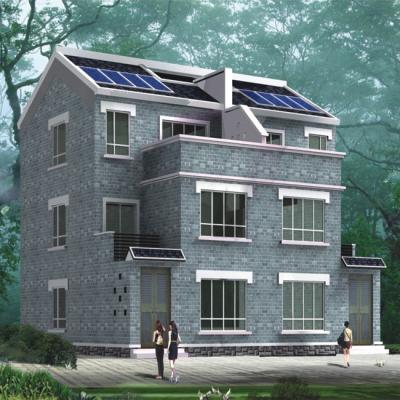 China Wind Resistant Light Steel House Villa With Q550 Light Gauge Steel Keel Modern Prefab House for sale