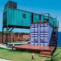 China Exhibition Center Prefab Shipping Container Homes / Prefab Storage Container Homes With Yards for sale