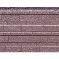 China Polyurethane Foam 75mm Coolroom Panels Wood Grain Exterior Wall Ceiling Cladding for sale