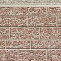 China Polyurethane Foam 75mm Coolroom Panels Wood Grain Exterior Wall Ceiling Cladding for sale