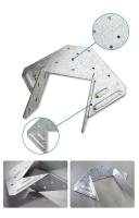 China Z275 Galvanized Prefab House Parts Anchor Connector Panel Thickness 1.2mm for sale