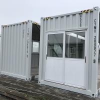 China Glass Window 4 Rooms 2 Layers Prefab Shipping Container Homes for sale