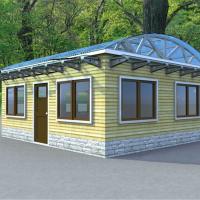 China Fire Sound Proof 2 Ventilating Fans Prefab Tiny Homes for sale