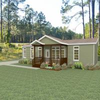 China Modular Villa Q235B 3 Rooms LGSF Light Gauge Steel House for sale