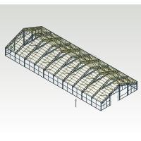 China PEP Film Galvanized Coil 100m Prefab Greenhouse Shed for sale