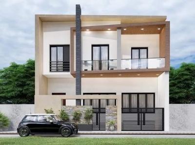 China 4 Rooms 2 Layers Prefab 318m2 Light Gauge Steel House for sale