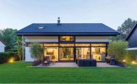 China One Layer 2 Bedrooms 60m2 Prefab Modular Homes With Chimney for sale