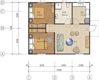 China One Layer 2 Bedrooms 60m2 Prefab Modular Homes With Chimney for sale