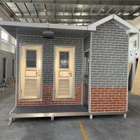 China Sliding Door Steel 89mm*0.8mm Prefabricated Modular Toilets for sale