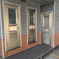 China Sliding Door Steel 89mm*0.8mm Prefabricated Modular Toilets for sale