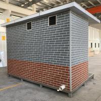China Sliding Door Steel 89mm*0.8mm Prefabricated Modular Toilets for sale