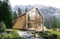 China Cement Fibrolite Wall Light Gauge Steel 15m2  Polish Prefab Micro House for sale
