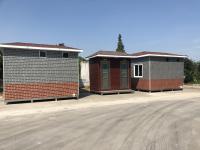 China 2 Rooms Double Layer Windows 10m2 Prefabricated Modular Toilets for sale