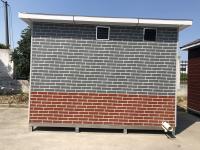 China 2 Rooms Double Layer Windows 10m2 Prefabricated Modular Toilets for sale