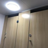 China 24m2 6 Rooms Prefabricated Modular Toilets With Wash Basin / Mop Pool for sale