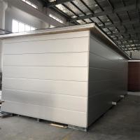 China Outdoor Square Tube 1.2mm Prefabricated Modular Toilets for sale