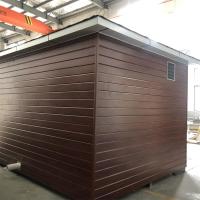 China 24m2 6 Rooms Prefabricated Modular Toilets With Wash Basin / Mop Pool for sale