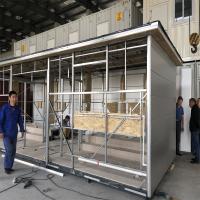 China Outdoor Square Tube 1.2mm Prefabricated Modular Toilets for sale