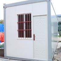 China 50mm Rockwool Sandwich Panel 20ft Flat Pack Shipping Container for sale