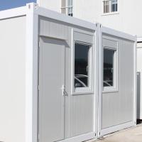 China 50mm Rockwool Sandwich Panel 20ft Flat Pack Shipping Container for sale