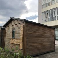 China RAL Color 75mm Silicon Phenol Board Wood Prefab Modular Homes for sale