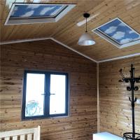China Rockwool MGO Floor  2.5mm Steel Pre Manufactured Wood Homes for sale