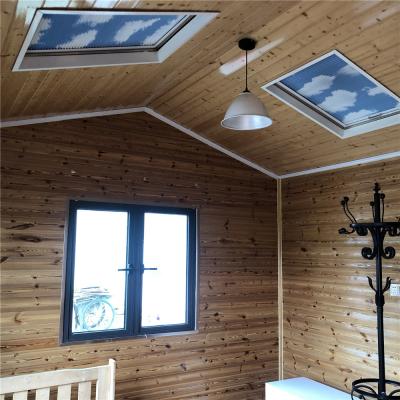 China Rockwool MGO Floor  2.5mm Steel Pre Manufactured Wood Homes for sale