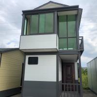 China 50m2  3mm Column 40ft Two Bedroom Light Steel Prefab House for sale