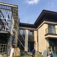 China Q235B Fiberglass Steel Frame Prefab Metal Building Homes for sale