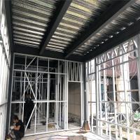 China Modern 200m2 6 Rooms 2mm OSB Board Light Steel Prefab House for sale