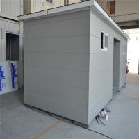 China 35sqm Shutter Door Garbage Sorting Room Modern Prefab Tiny Homes for sale