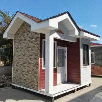 China 16mm PU Sandwich  AZ150 Steel Tube Prefabricated Modular Toilets for sale