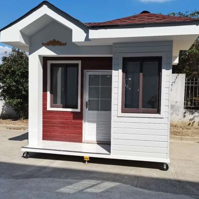 China Customized 10m2 Portable Toilet With The Glass Door And Double Layer Glass Window for sale