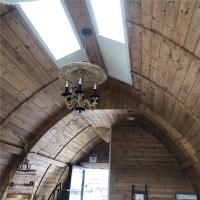 China Countryside Living 1.3T Antiseptic Prefabricated Log Homes for sale