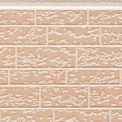 China 30um Paint 3D Steel Fireproof PPGI PUF Gi Sandwich Wall Panel for sale