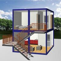 China Carport Prebuilt 2 Bedroom 40ft Shipping Container Modular Home for sale