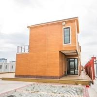 China Galvanized 100mm Sandwich Panel Modern Prefab Cargo Container Homes for sale