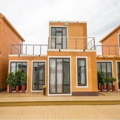 China Galvanized 100mm Sandwich Panel Modern Prefab Cargo Container Homes for sale