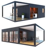 China CNAS 18mm Mgo Board 20ft Flat Pack Container Office Cabin for sale