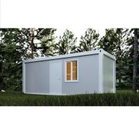 China CNAS 18mm Mgo Board 20ft Flat Pack Container Office Cabin for sale