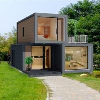 China CQGC Galvanized Steel  40ft Expandable Shipping Container House for sale