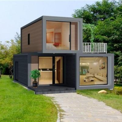 China CQGC Galvanized Steel  40ft Expandable Shipping Container House for sale
