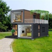 China CQGC Galvanized Steel  40ft Expandable Shipping Container House for sale