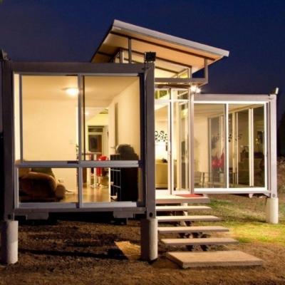 China Q235 Light Steel Prefab 4m Flat Pack Shipping Container for sale