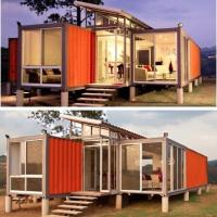 China Q235 Light Steel Prefab 4m Flat Pack Shipping Container for sale